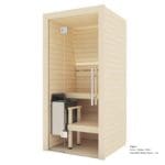 Auroom Cala Glass Mini - 1-Person Indoor Sauna Kit