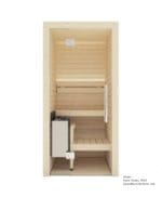 Auroom Cala Glass Mini - 1-Person Indoor Sauna Kit