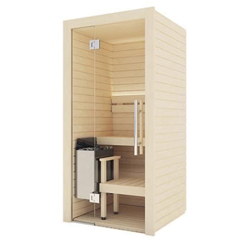 Auroom Cala Glass Mini - 1-Person Indoor Sauna Kit