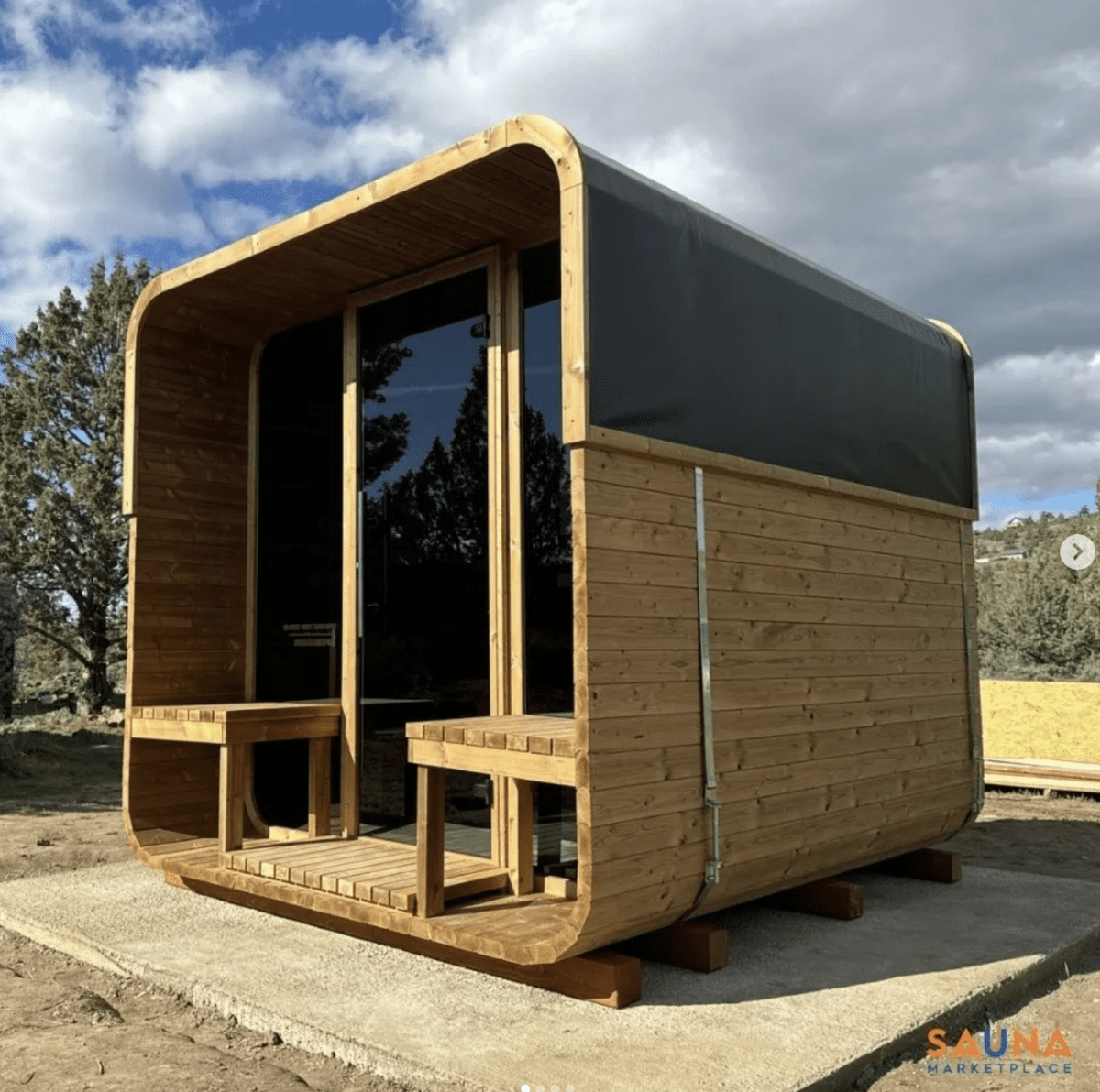Sauna Squares by Thermory | The Ultimate European Cube Sauna