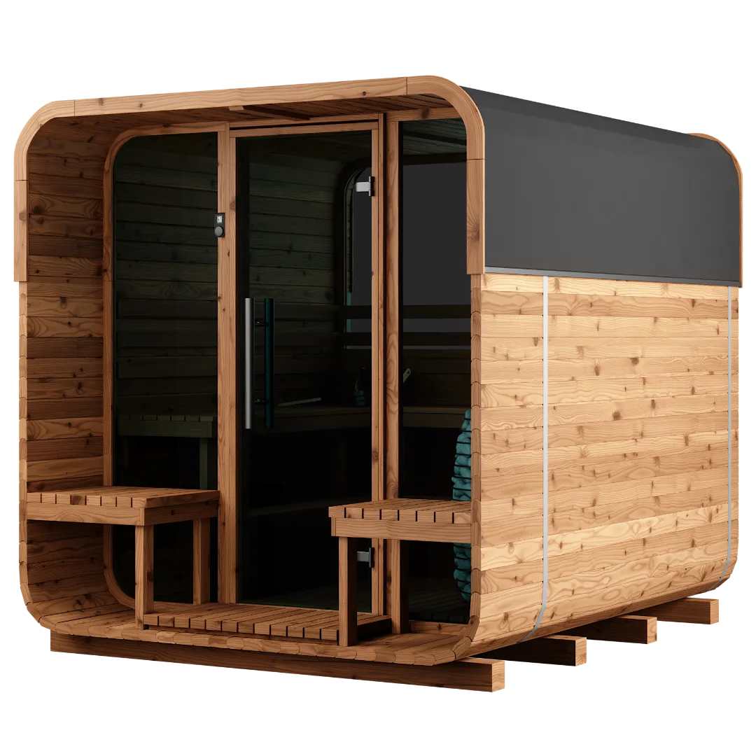 Sauna Squares by Thermory - The Ultimate European Cube Sauna