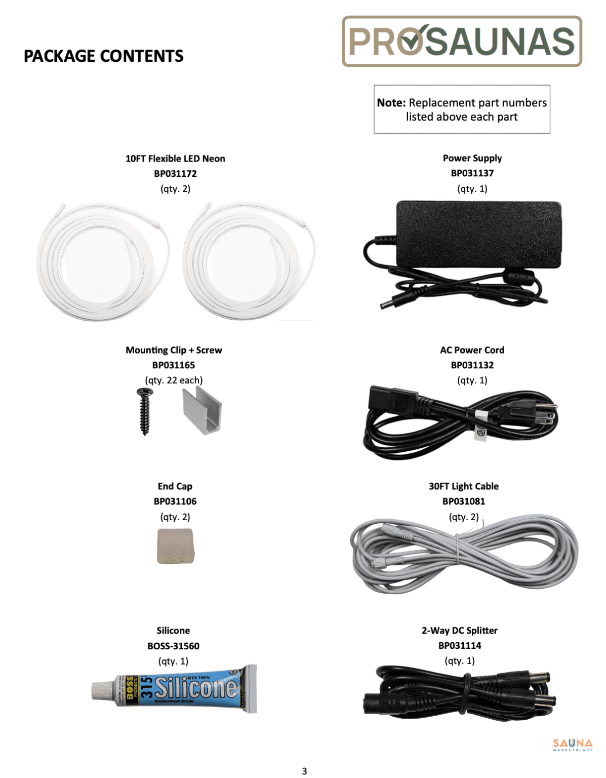 Sauna LED Light Strip - Compatible with HUUM, Harvia, and Saunum ...