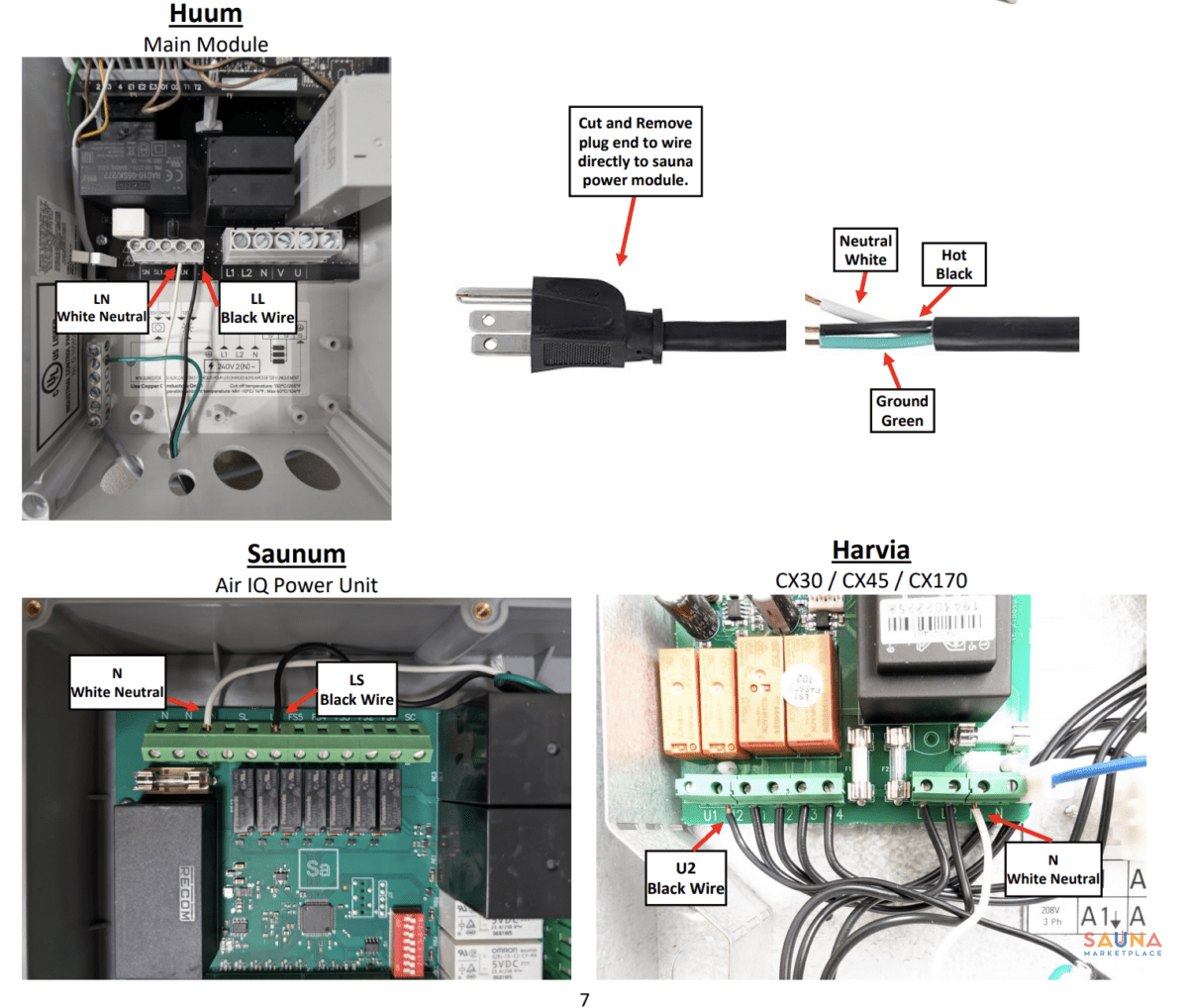 Sauna LED Light Strip - Compatible with HUUM, Harvia, IKI, and Saunum ...