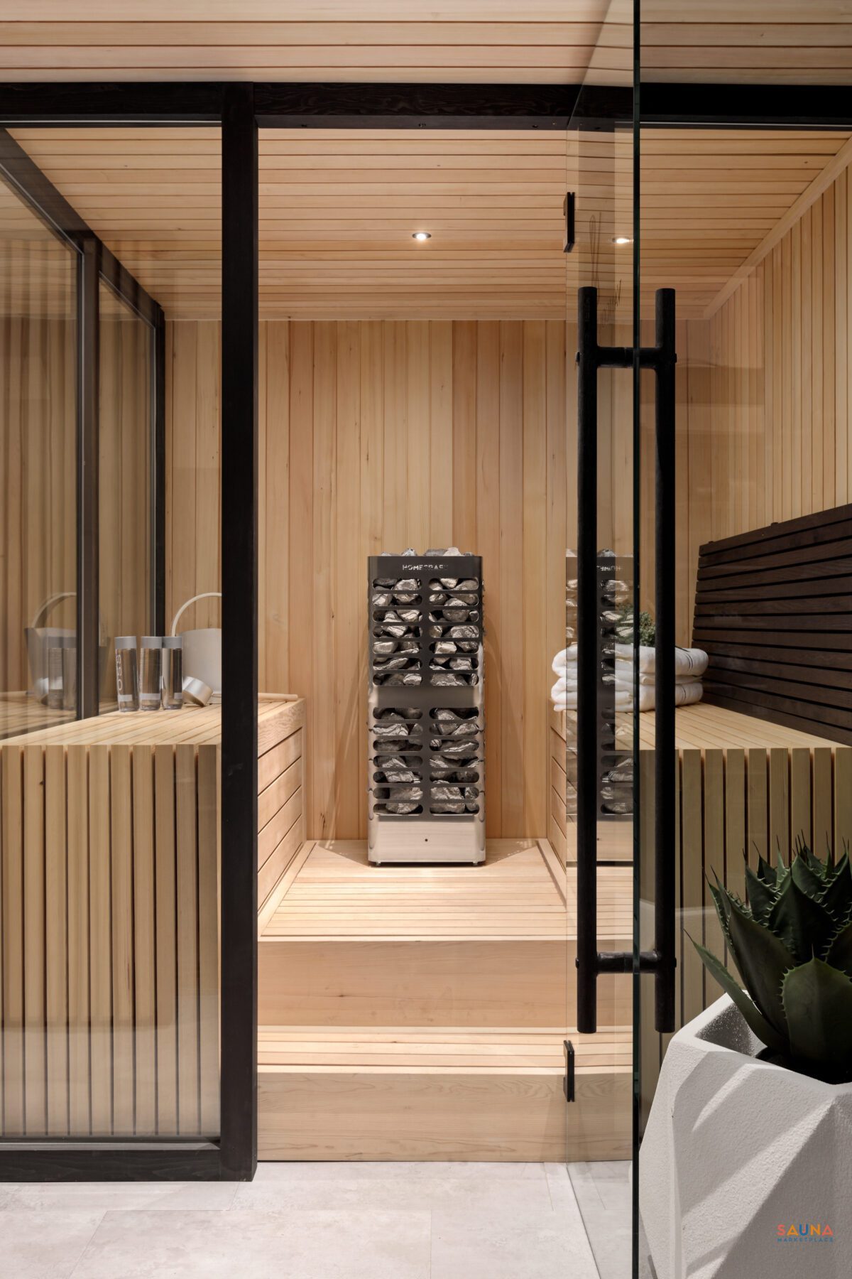 Homecraft Revive Electric Sauna Heater and Wall-Mounted Controller ...