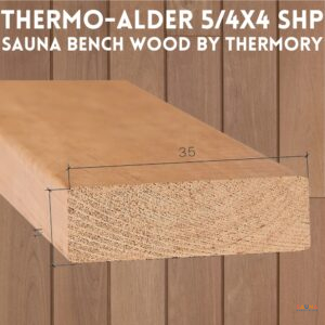 Premium Sauna Wood – Thermo Aspen, Alder & Spruce, Stocked in USA