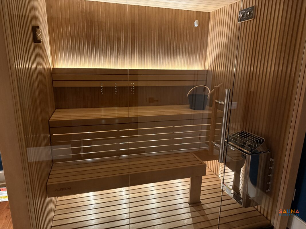Auroom Libera Glass - Indoor Sauna Kit With Floor Kit ...